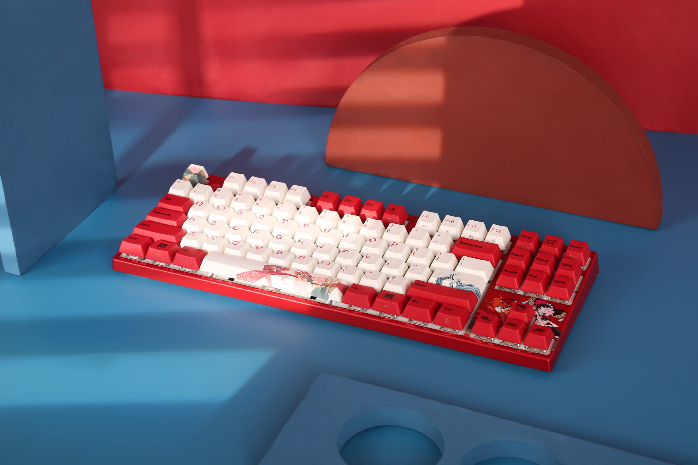 Varmilo VA Series V2 Koi TKL Mechanical Keyboard Cherry MX Red