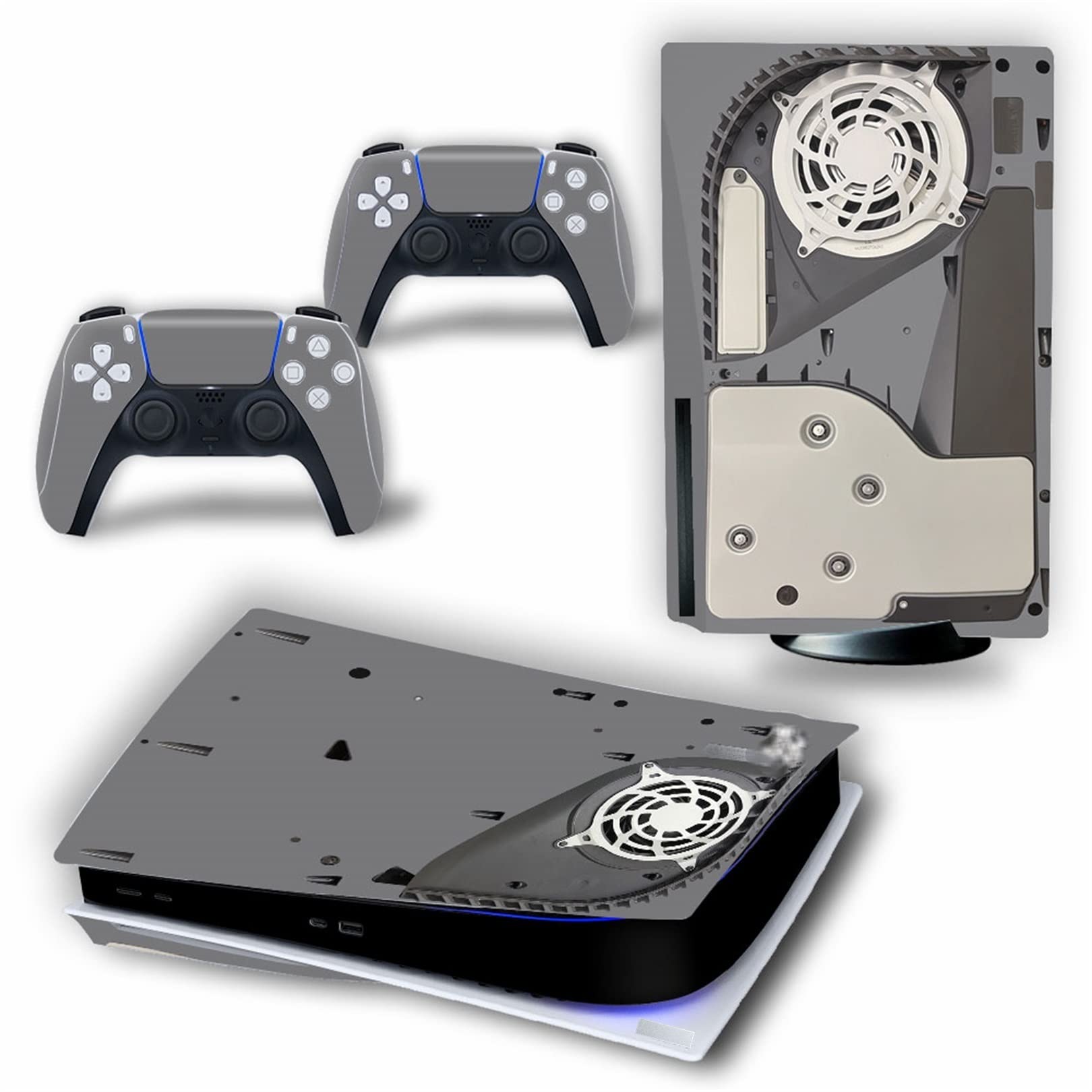 Top factory BUCEN for PS5 Skin Disc Edition & Digital Edition Console and Controller Vinyl Cover Skins Wraps Scratch Resistant, Compatible 94685 Anti Scratch (Size : Digital Edition)