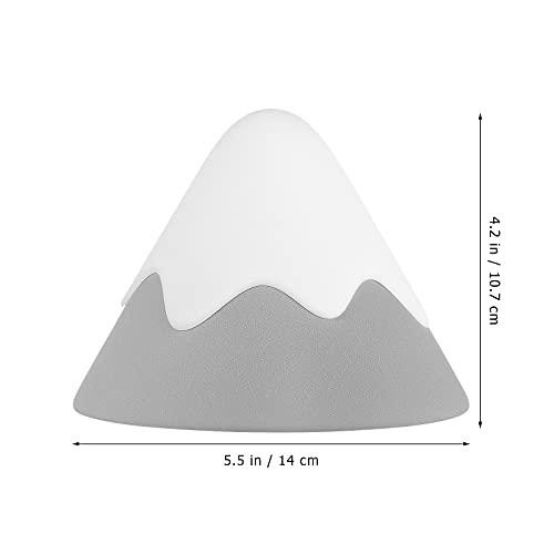 LED Night Nursery Lamp Table Night Light Rechargeable Snow Mountain Shaped Lamp Bedside Lamp for Room