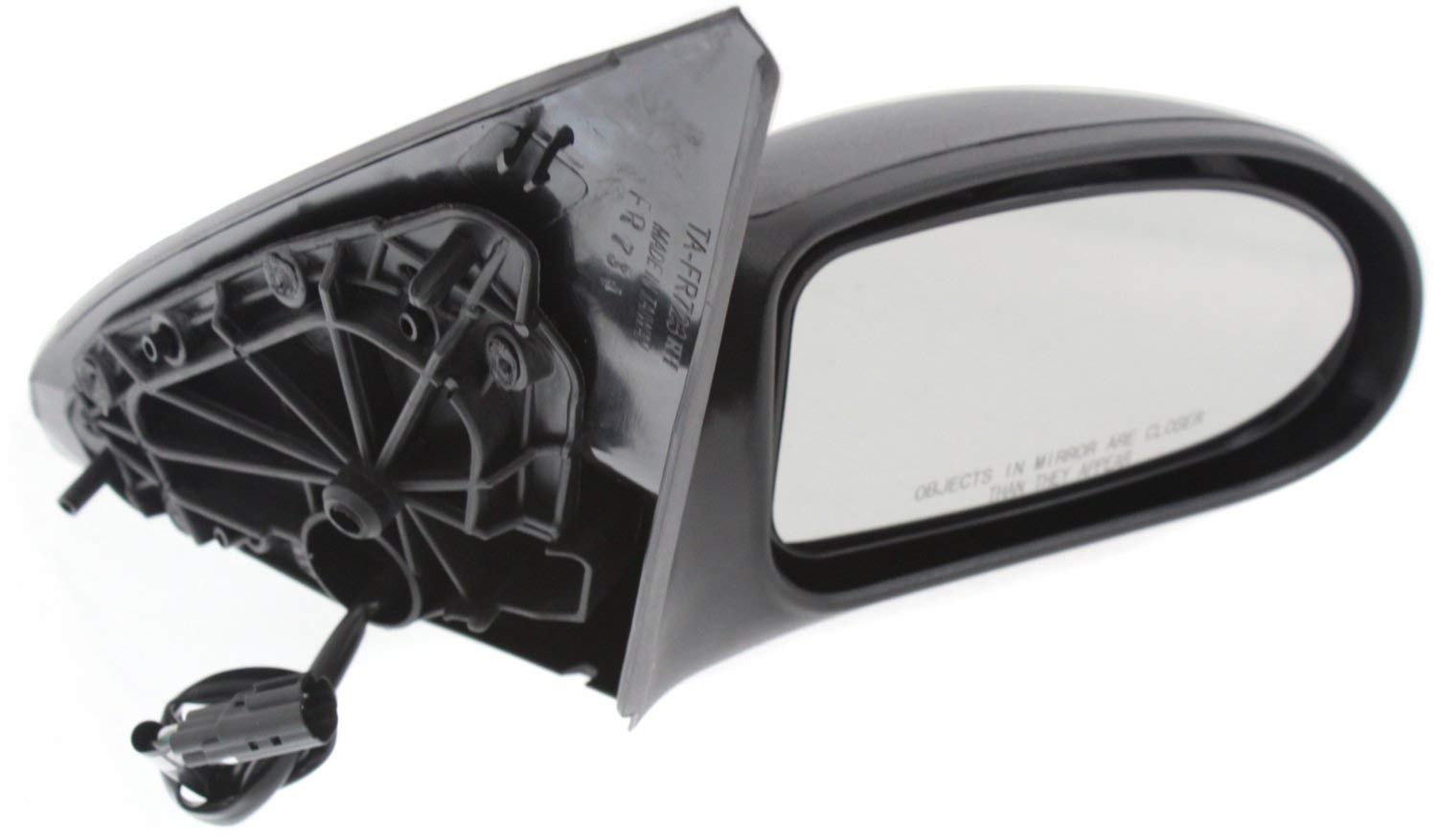 Kool Vue Left & Right Power Door Mirrors Compatible With Ford Focus 2000-2007 Textured Pair Hatchback, Sedan & Wagon