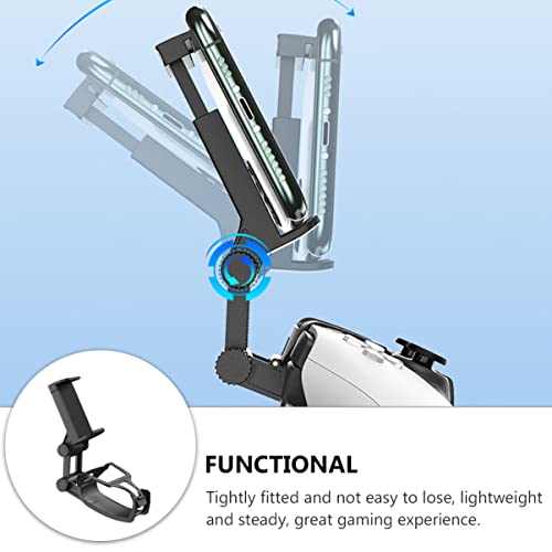 SOLUSTRE Stand Game with Foldable Compatible Gamepad Conter Adjustable Holder Mount Smartphone Ps Phone Bracket Mounted Storage Adjustable Phone Adjustable Phone Stand