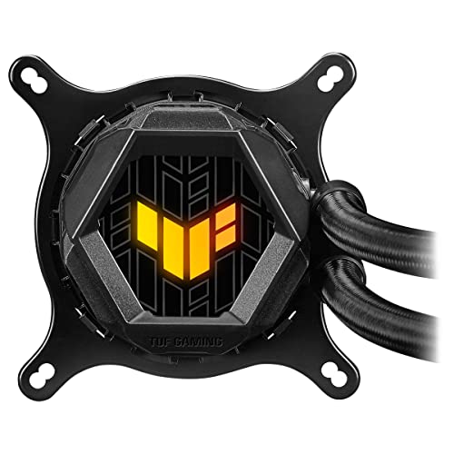 TUF Gaming LC 240 ARGB All-in-One Liquid Cooling System with Aura Sync and Two 120mm TUF ARGB Radiator Fans