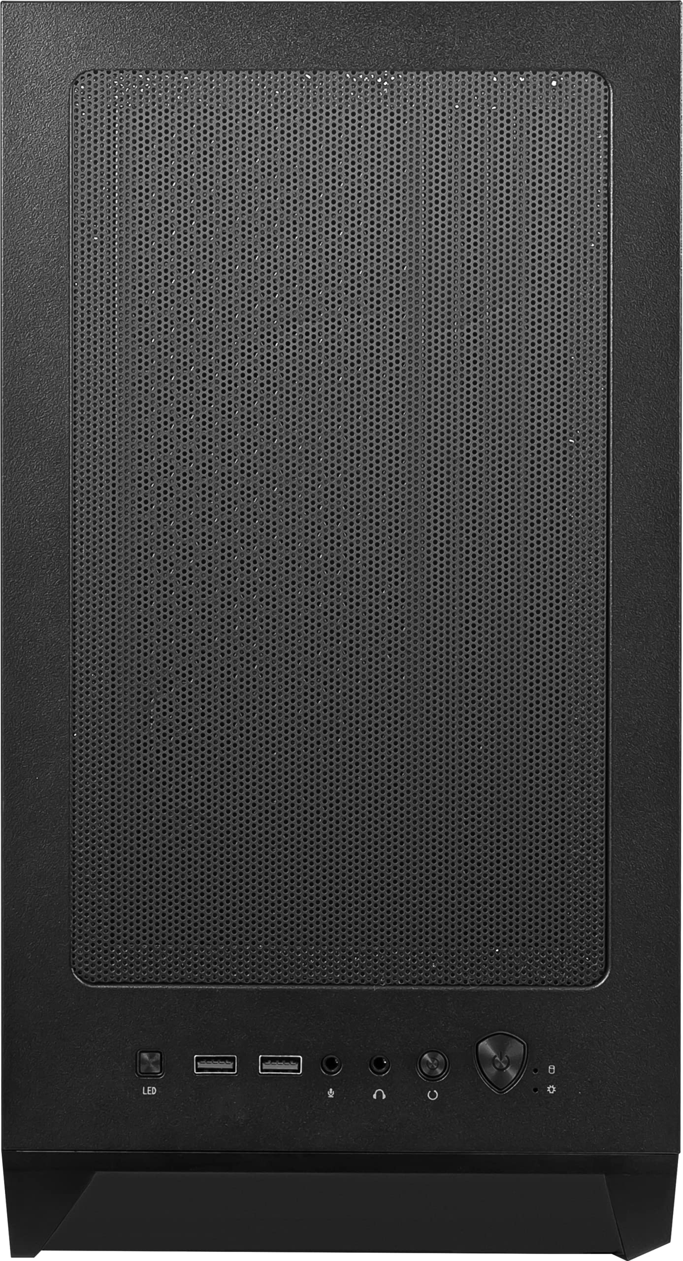MSI MAG Series FORGE 100M LITE, Mid-Tower PC Gaming Case, Tempered Glass Side Panel, 120mm Fan, Liquid Cooling Support up to 240mm Radiator x 1