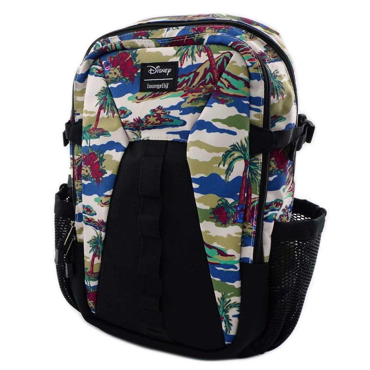Loungefly Stitch Camo Nylon Backpack