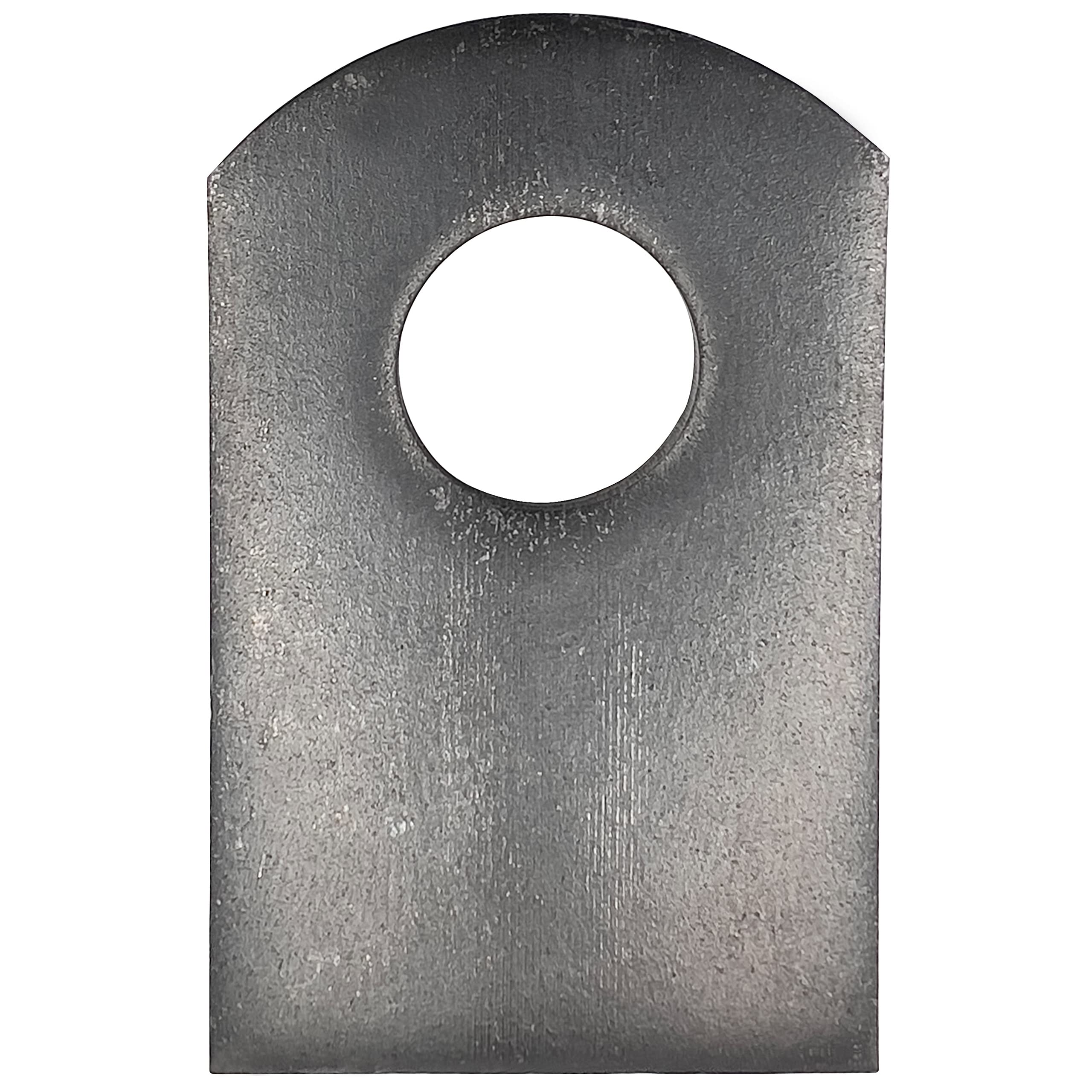 Sidco Supply Weld Tabs - Weld On Steel Tab- Flat Tab Brackets – 1” W, 1 .5” H , 3/8” Hole, 1/8” Thickness – Steel Welding Tabs (25 Pack)