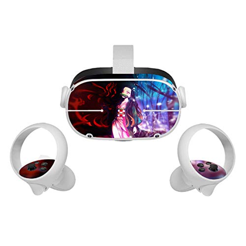 Slayder Evil TV Series Anime Movie Oculus Quest 2 Skin VR 2 Skins Headsets and Controllers Sticker Protective Decal Accessories