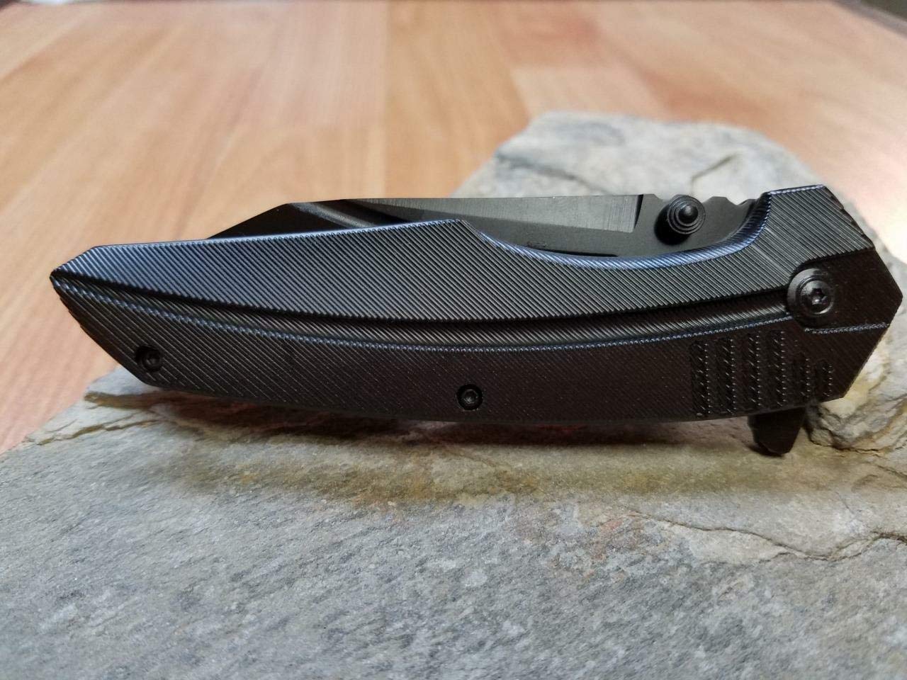 Mtech Xtreme 8" Stainless Steel Open Folding Pocket Knife Black Serrated Edc A813bs Outdoor Survival Hunting Knife for Camping by Survival Steel