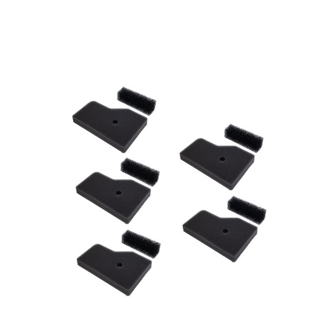 TENOMAL 5 Pack 17211-Z07-000 Air Filter with 17218-Z07-000 Outer Filter Replace Honda 17211-Z07-000 17211Z07000 17218Z07000 Fits Honda Generator EB2000 EB2000I EB2000IT1 EB2200IT EU2000 EU2000I
