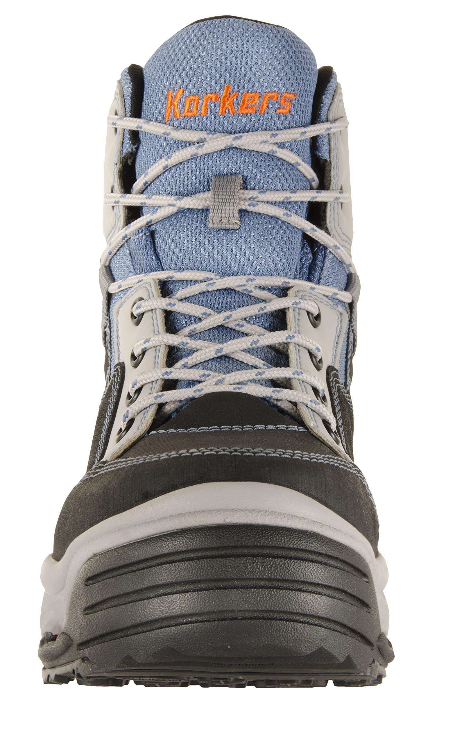 Korkers Women's Wading Boots Camouflage-Hunting-Apparel, Sharkskin/Riverside, 6