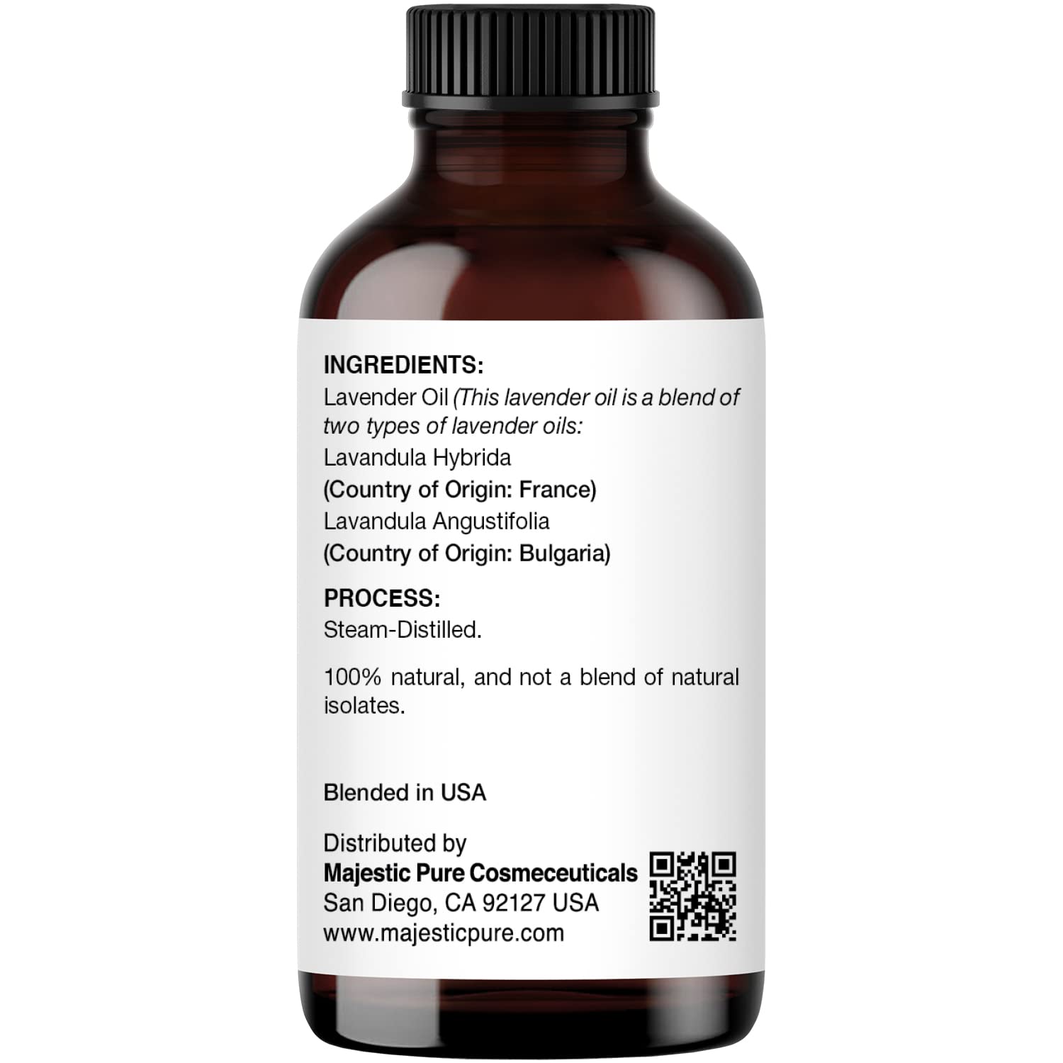 Majestic Pure Lavender USDA Organic Essential Oil | 100% Organic Essential Oil for Aromatherapy, Massage and Topical Uses | 1 fl. Oz