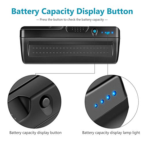 Neewer V Mount/V Lock Battery - 190Wh 14.8V 13200mAh Rechargeable Li-ion Battery for Broadcast Video Camcorder, Compatible with Sony HDCAM, XDCAM, Digital Cinema Cameras and Other Camcorders