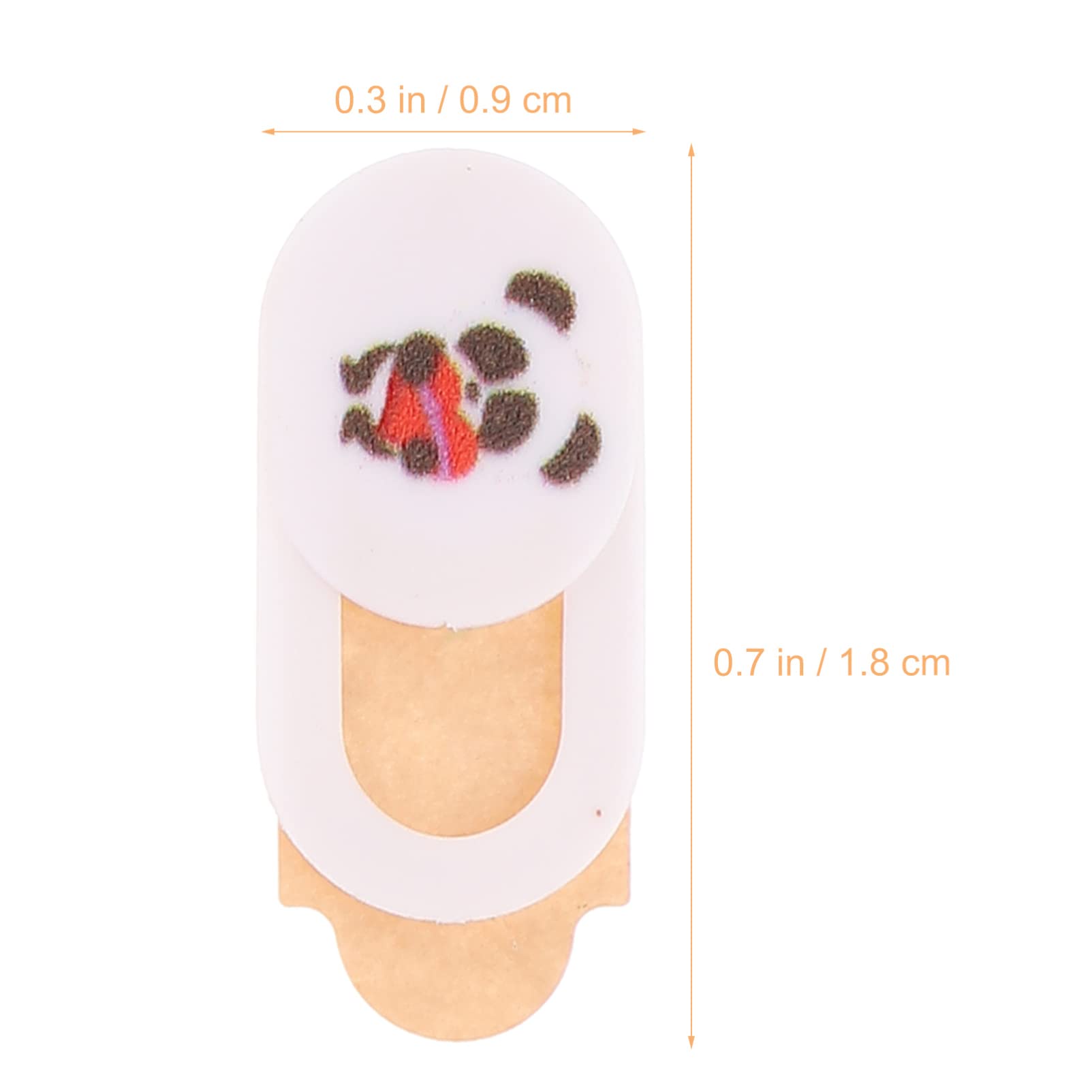 Sosoport 6pcs Cover Sliding Webcam Cover Slide Lens Cover Laptop Webcam Cap Protector Cover Laptop Hide Cover Computer Animal Abs