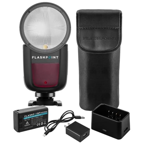Nikon Z 7II Mirrorless Camera with Flashpoint Zoom Li-on X R2 TTL On-Camera Round Flash Speedlight for Nikon