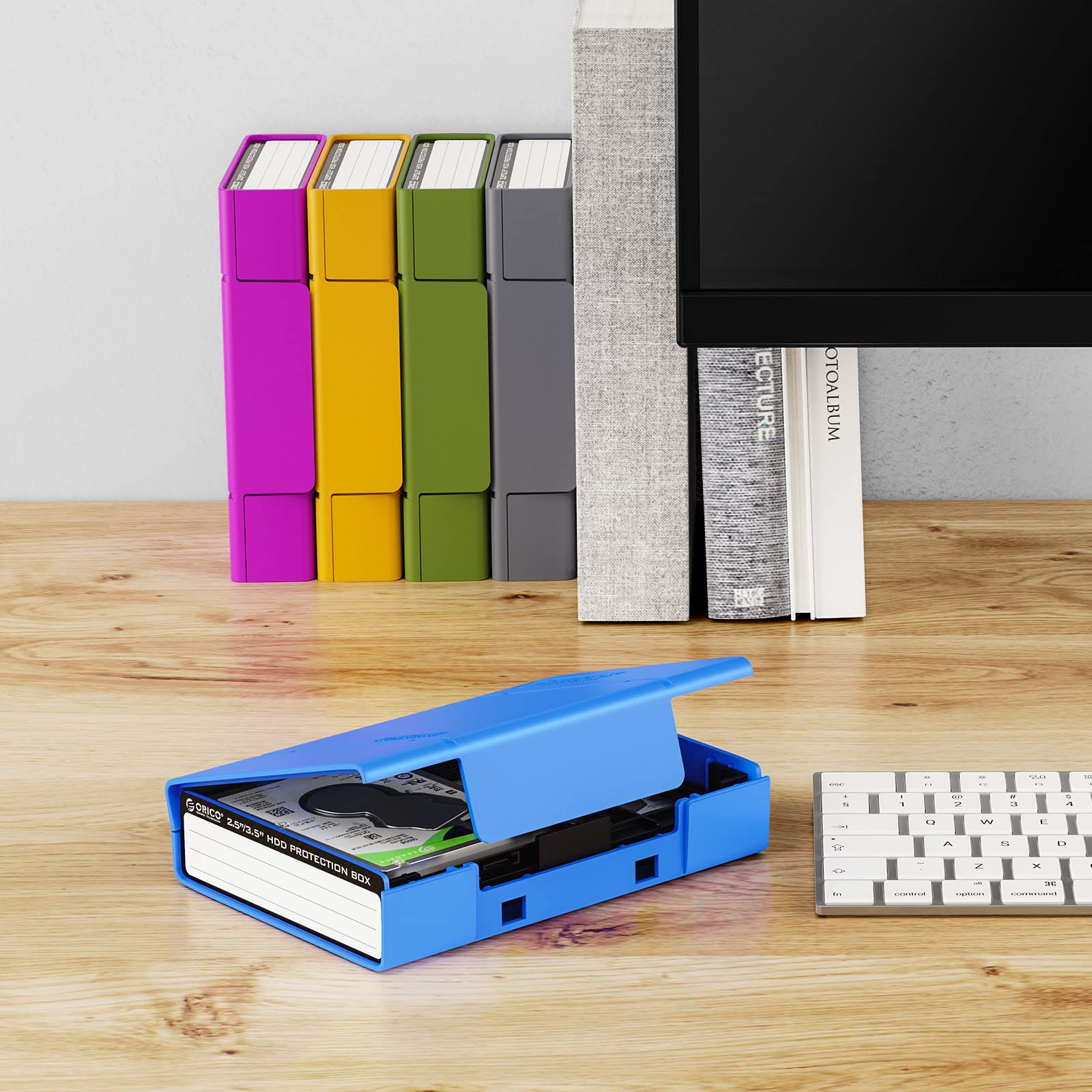 ORICO External Hard Drive Case Cover 2.5 for Western Digital WD Portable Hard Drive Carrying Case for SSD/HDD Travel Protective Box-PHP25