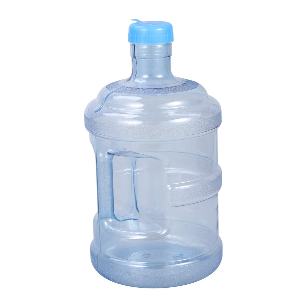 LIOOBO Water Jug 5L Mineral Water Bottle for Camping Hiking Outdoor Sport Portable Plastic Bottle with Handle Carrying Easy