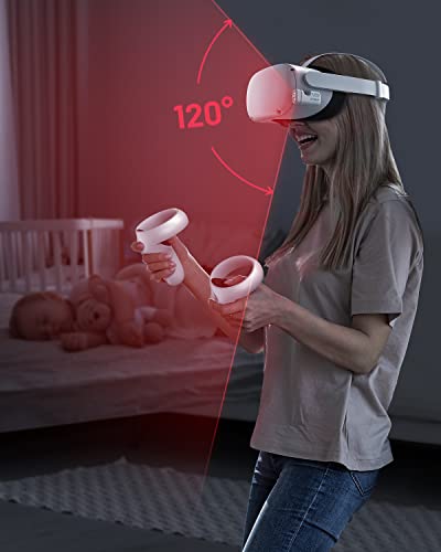ZYBER Ir Light for Meta Quest 2 Pro PICO 4, Infrared Illuminator VR Accessories for Oculus Quest 2 Sensor Tracking in Dark