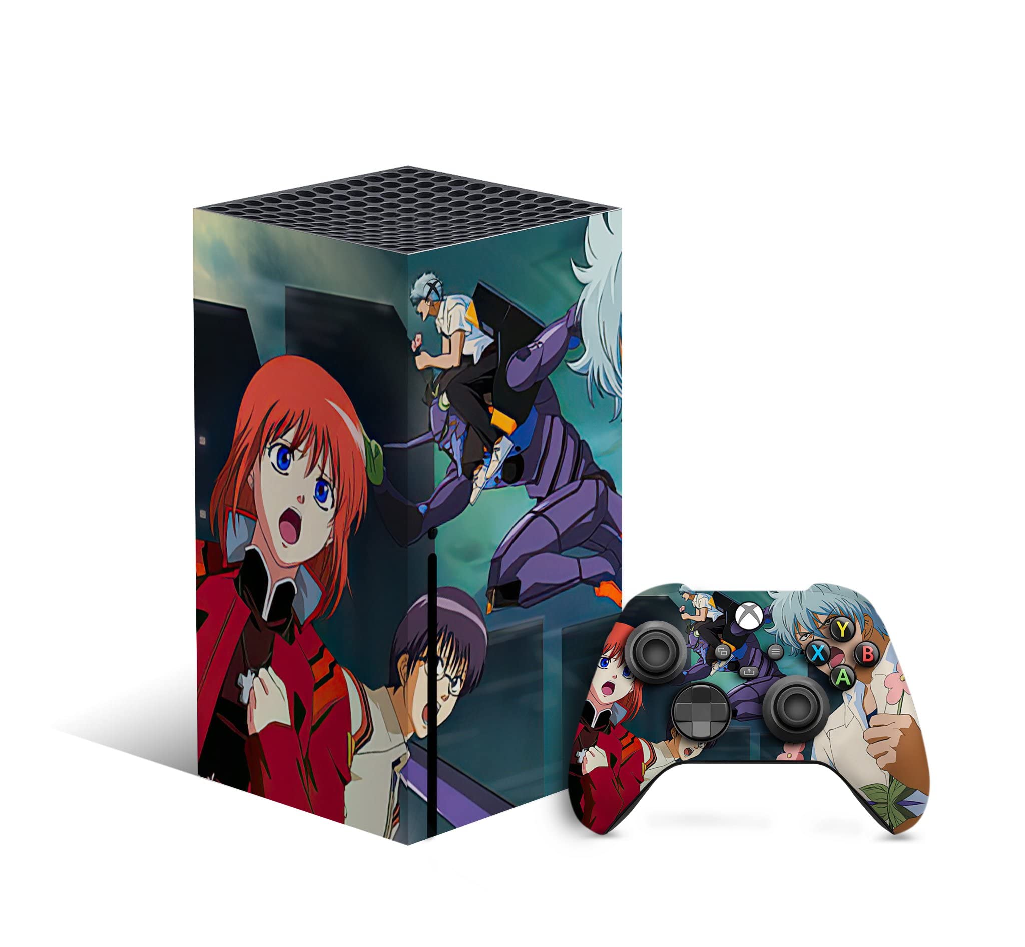 Silver Souls Anime TV Series Gintoki Skin Compatible with X-box-Series-X| Protective, Durable, and Unique Vinyl Decal wrap Cover | Easy to Apply, Remove, and Change Styles