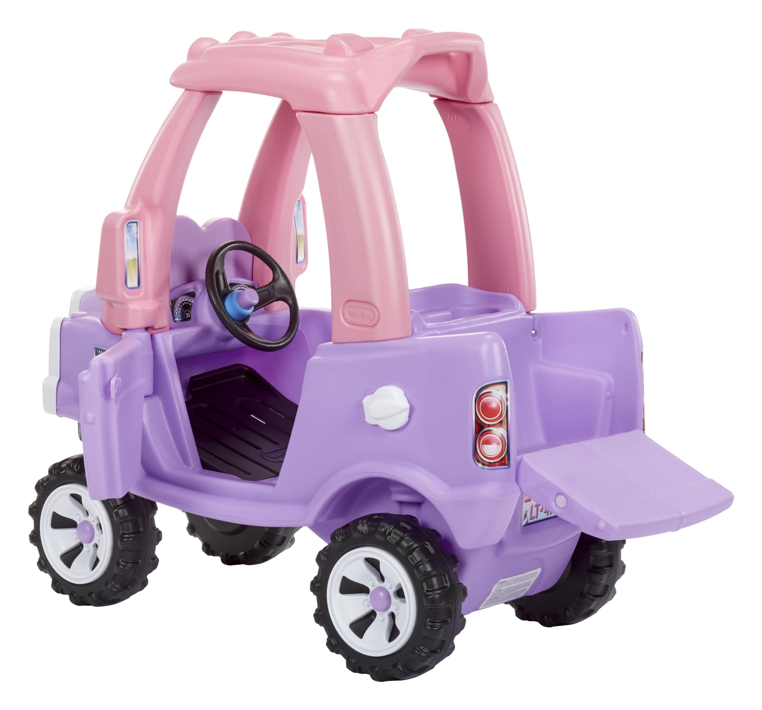 Little Tikes Princess Cozy Truck Ride-On, Pink Truck, 90cm x 45cm x 89cm