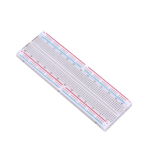 wugui 830 Breadboard Set Electronics Component Starter DIY Kit with Plastic Box Compatible with Component Package