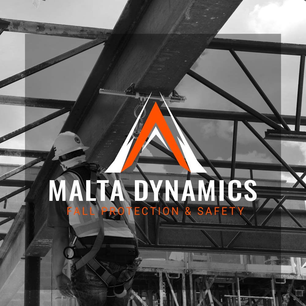 Malta Dynamics Hybrid Hog Self Retracting Lifeline 30' Class A & B, Quick-Action Braking System, YoYo Cable, Fall Protection Retractable Safety Lanyard - OSHA/ANSI Compliant Orange & Black