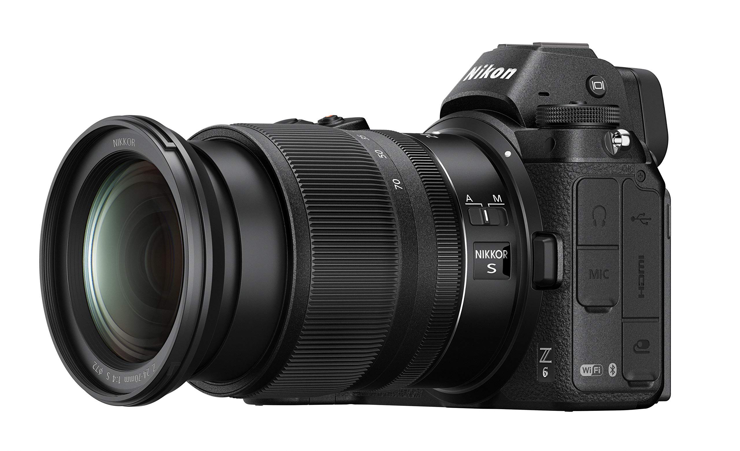 Nikon Z6 FX-Format Mirrorless Camera Body w/NIKKOR Z 24-70mm f/4 S (Renewed)