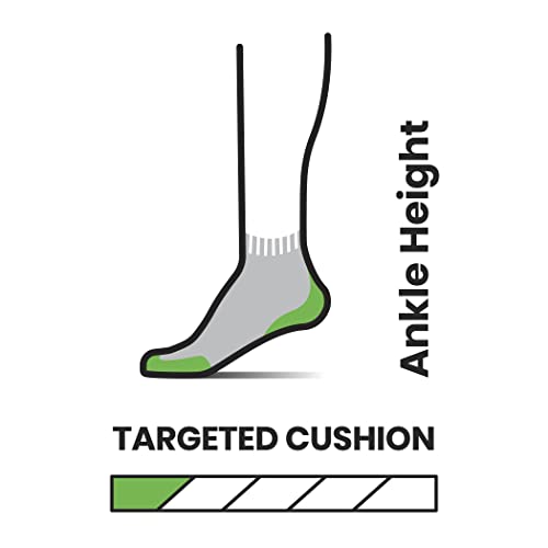 Smartwool Men's Run Targeted Cushion Merino Wool Ankle Socks, Picante, X-Large
