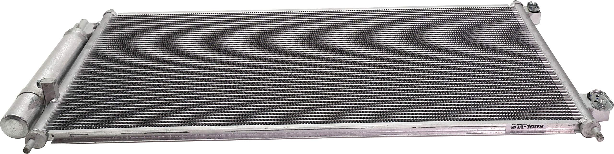 Kool Vue A/C Condenser Compatible With 2008-2012 Honda Accord, Fits 2012-2015 Crosstour, Fits 2010-2011 Accord Crosstour With Receiver Drier