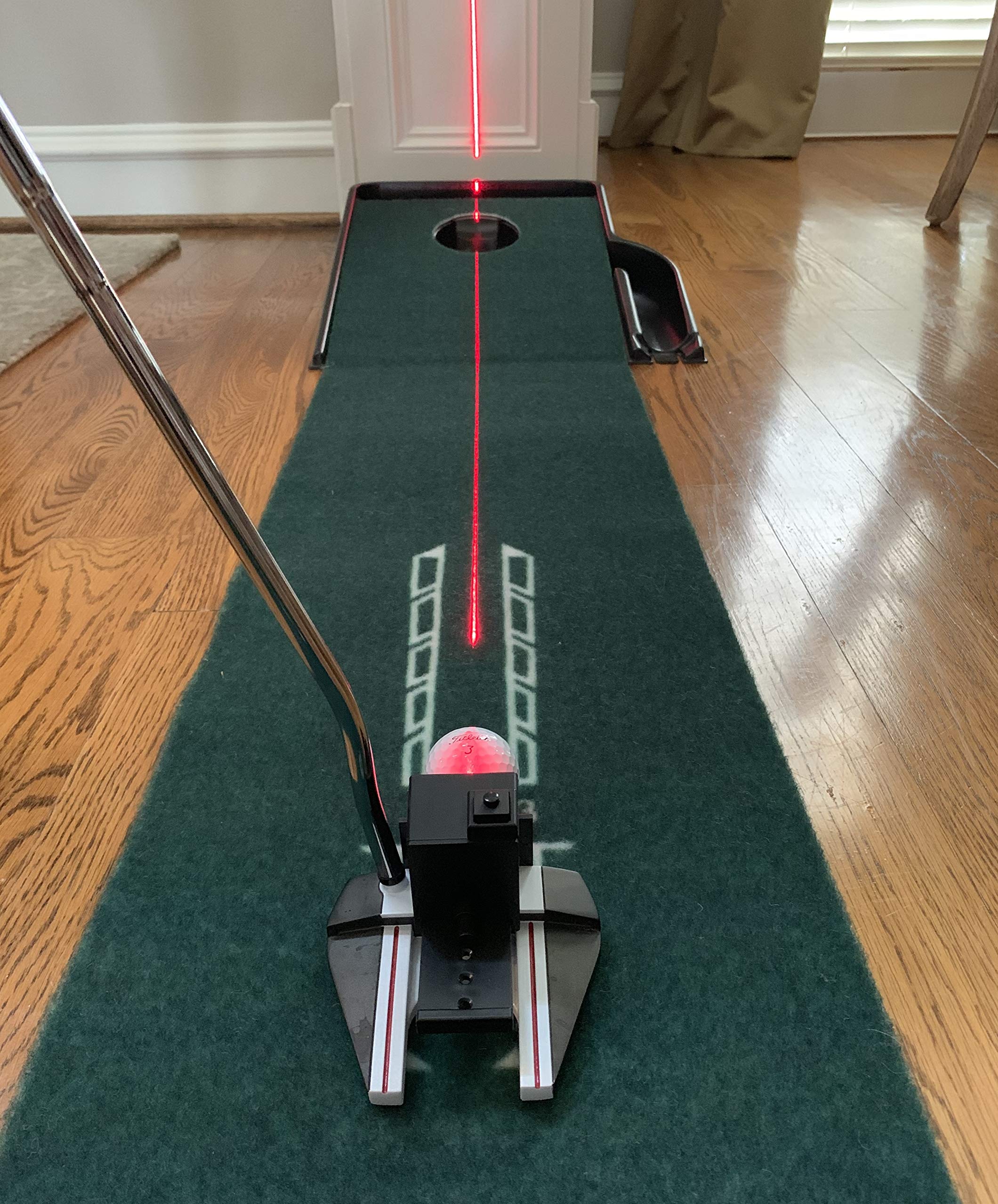 Mark-Tech Rechargeable RED Laser Putter PRO Edition with PRO Enhancement Glasses Golf Training Aid