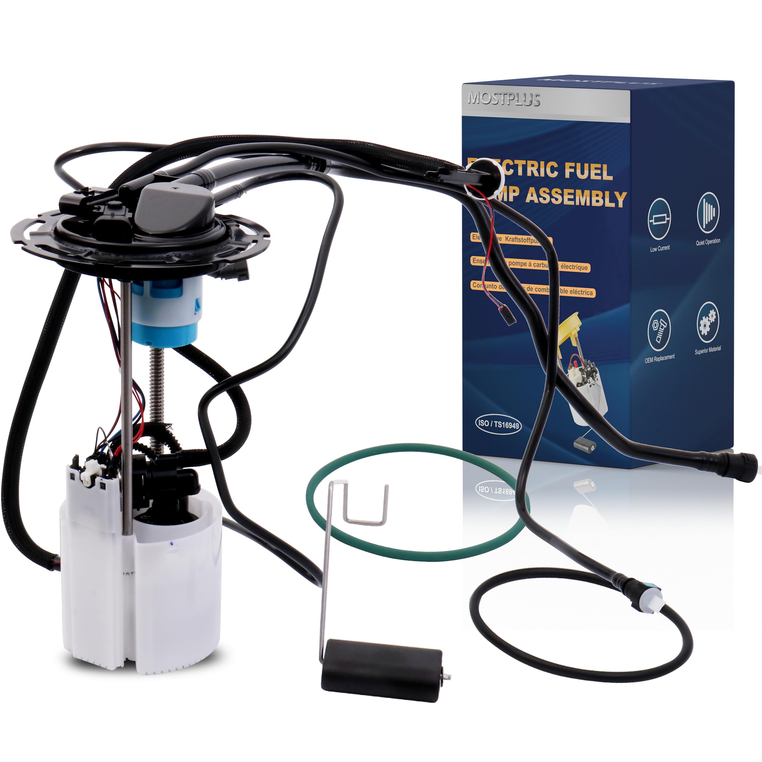 MOSTPLUS Fuel Pump Assembly w/Sending Unit E4051M P76829M Compatible with 2007 Chevy Equinox Pontiac Torrent 3.4L