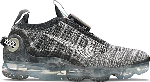 Nike Women's Air Vapormax 2020 Flykit Running Shoes, Black/Black/White, 7.5