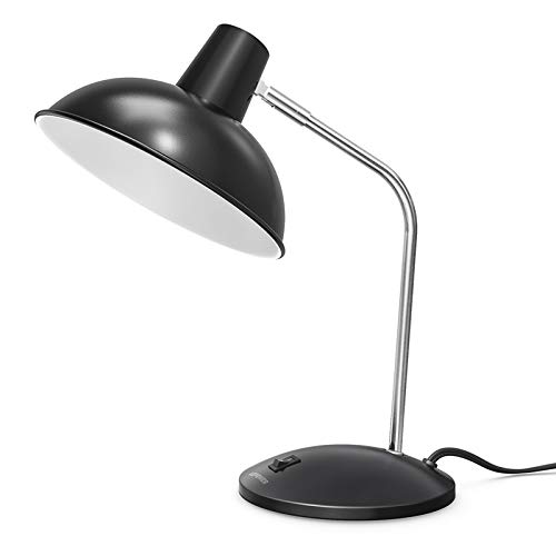 LEPOWER Metal Desk Lamp, Modern Study Table Lamps, Adjustable Office Desk Reading Light for Living Room, Bedroom and Office