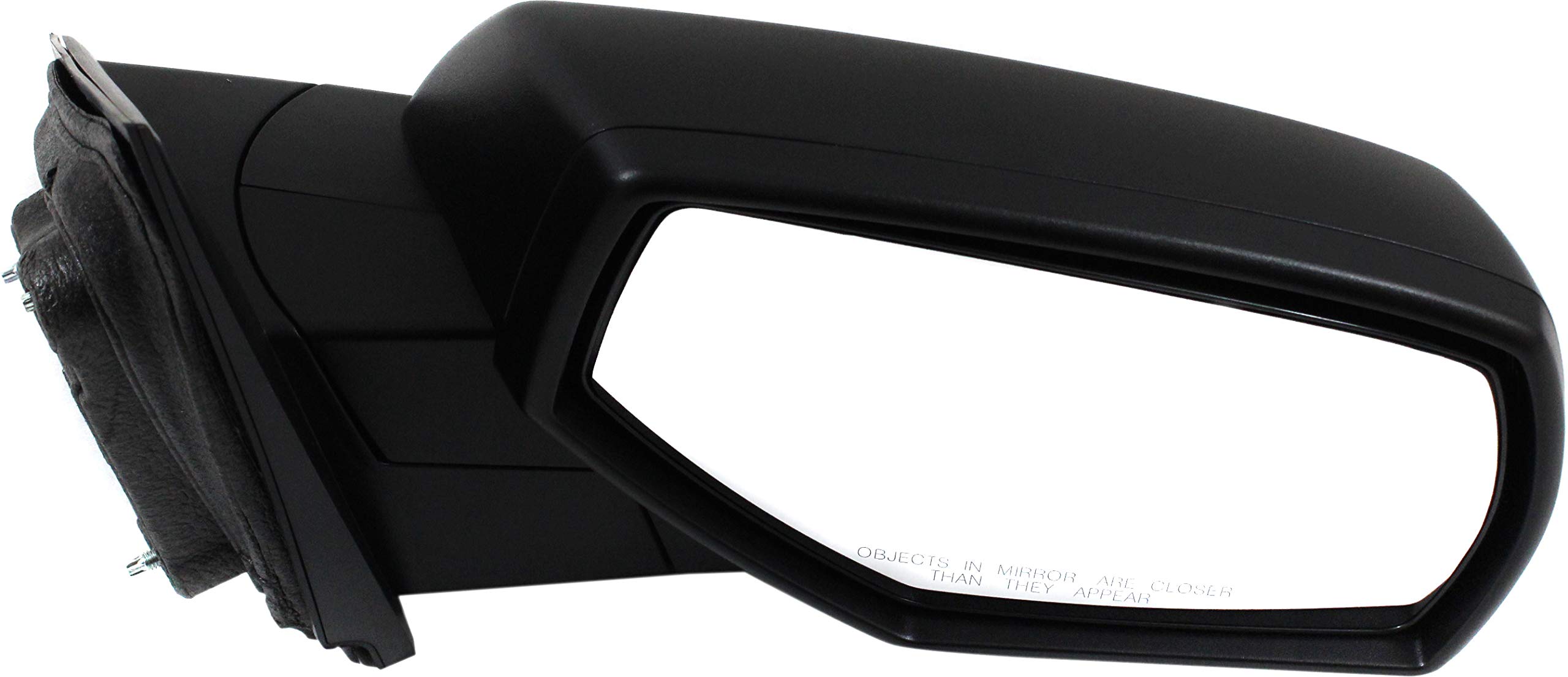 Kool Vue Passenger Side Non-Electric Mirror for Chevrolet Silverado 1500 GMC Sierra 1500 2014-2018 Manual Fold Without Signal Light, Blind Spot, Memory & Puddle Lamp Textured