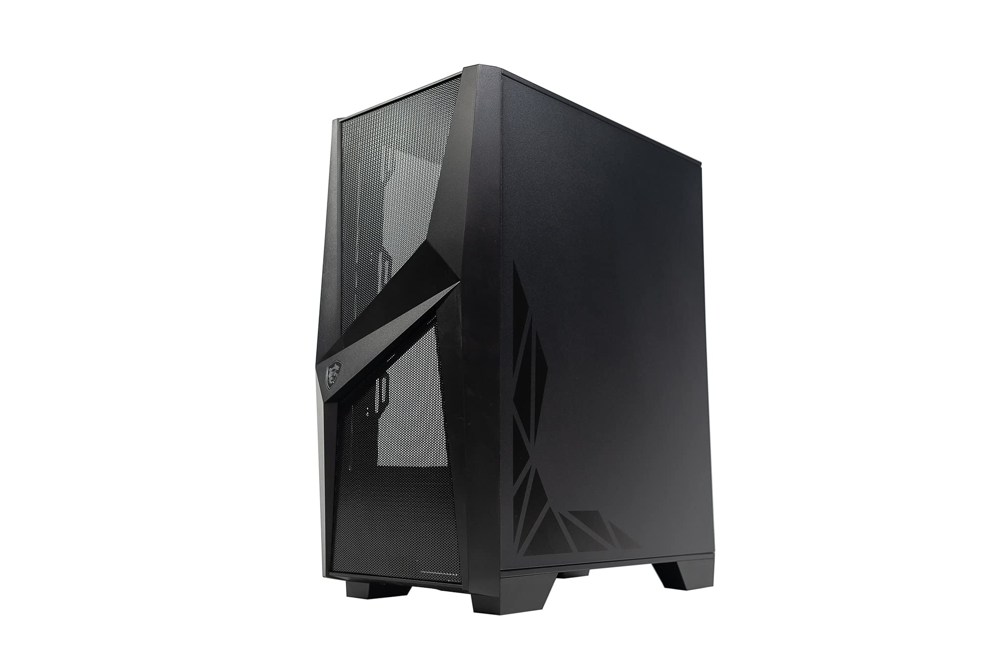 MSI MAG Series FORGE 100M LITE, Mid-Tower PC Gaming Case, Tempered Glass Side Panel, 120mm Fan, Liquid Cooling Support up to 240mm Radiator x 1
