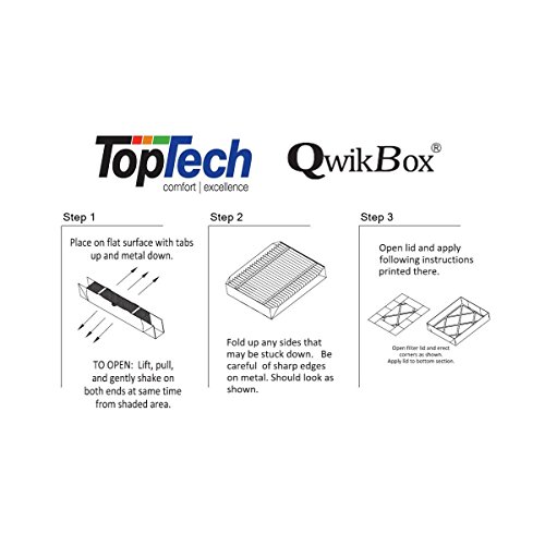 TopTech TechPure TT-FM-2020 QB OEM Replacement Filter - QwikBox(R)-(Assembly Required, See Description & Images)