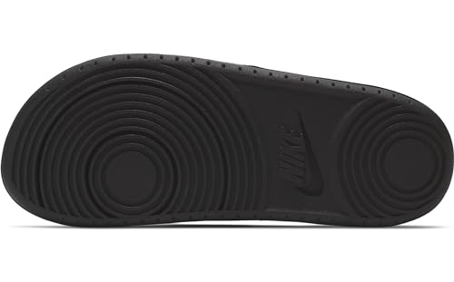 Nike Women's Offcourt Padded Insole Slip On Slide Slippers, Black/Black-summit White, 7