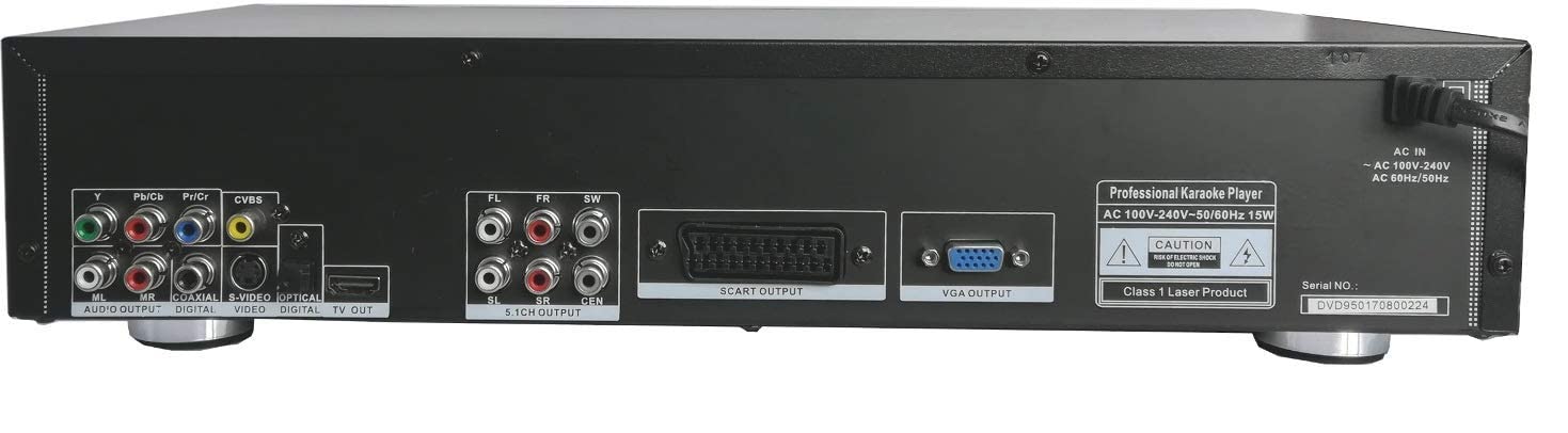 Marin Ranger HDDVD950PRO HDMI Digital Karaoke Player with CDG to MP3G Converter, DVDs Ripping and USB Digital Recording with Two Free DM-11PRO