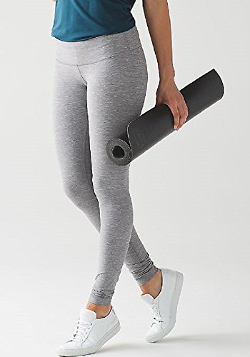 lululemon Wunder Under Pant III Full On Luon Yoga Pants (Heathered Slate, 10)