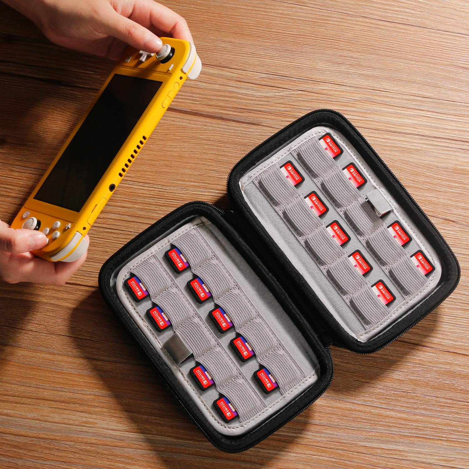 moleve 80 Switch Game Card Case for Nintendo Switch, Switch card Holders, Storage Case for Nintendo Switch PS Vita Physical Games and SD Cards - 80 Slots