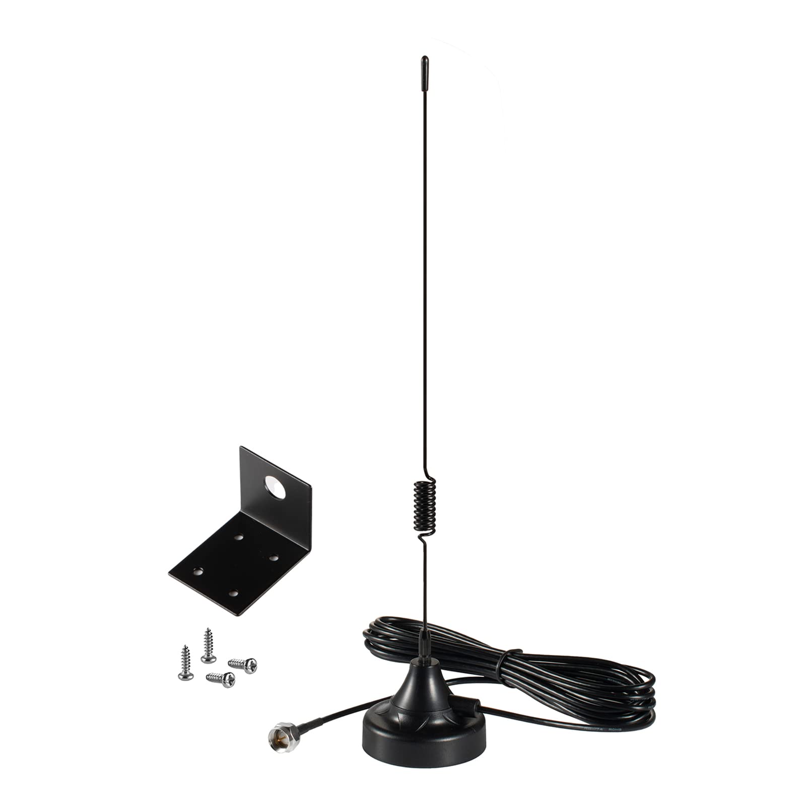 Smart Garage Door Opener Extended Long Range Magnetic Base Receiver Antenna with F Male Connector for Liftmaster 312HM 323LM 412HM 423LM 850lm 860lm Star1000 Gate Radio Receivers，Eifagur