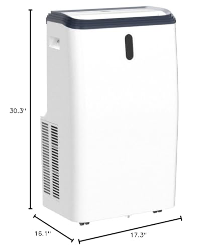 Portable Air Conditioner, Rintuf 2022 14000 BTU ASHRAE Portable AC Cools to 700 Sq.ft Room, AC Unit for Cooling & Dehumidifier & Fan, With LED Display Remote Control, Window Kits, Universal Wheels