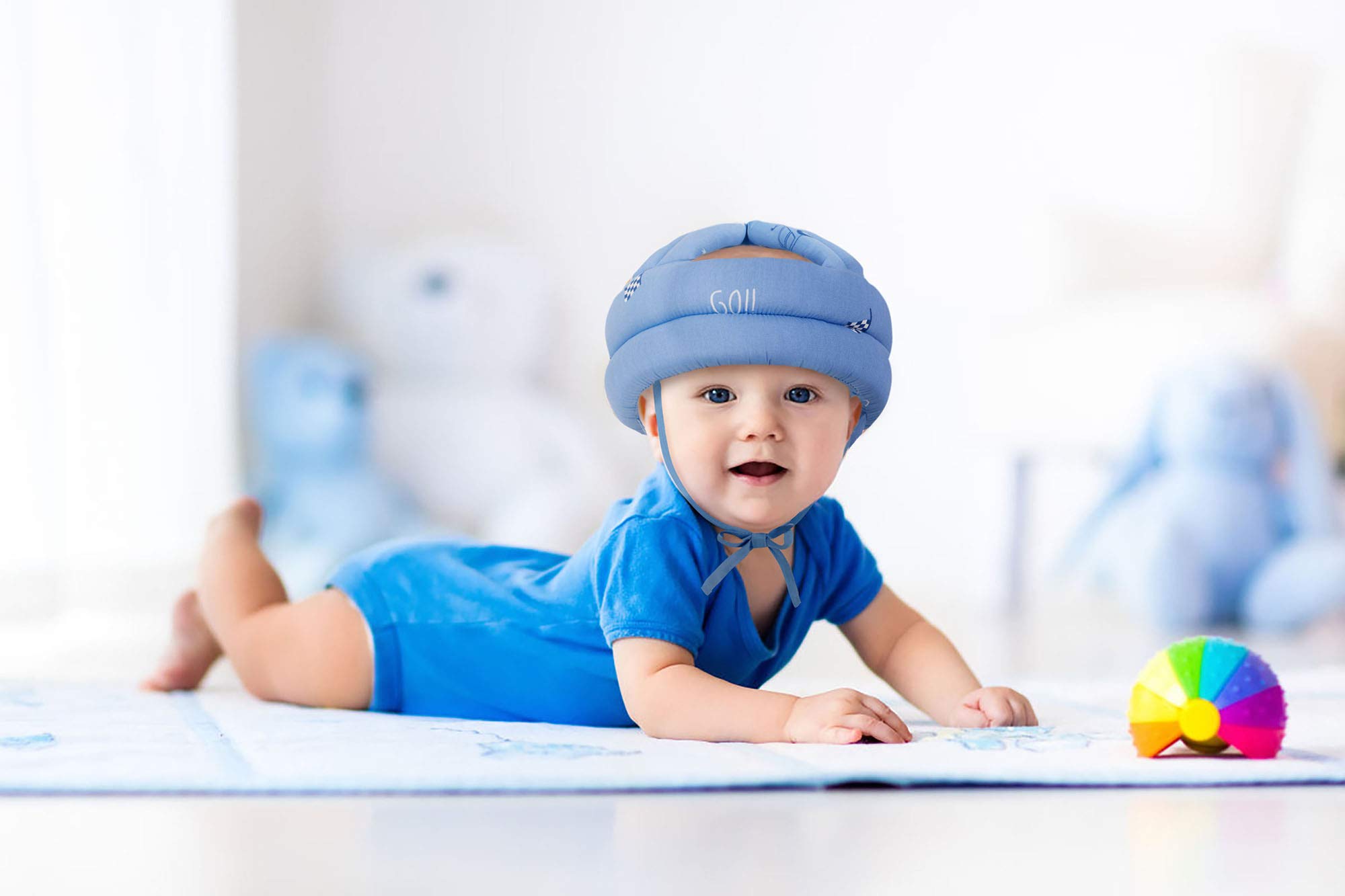 Simplicity Baby Infant Toddler No Bumps Safety Helmet Head Cushion Bumper Bonnet