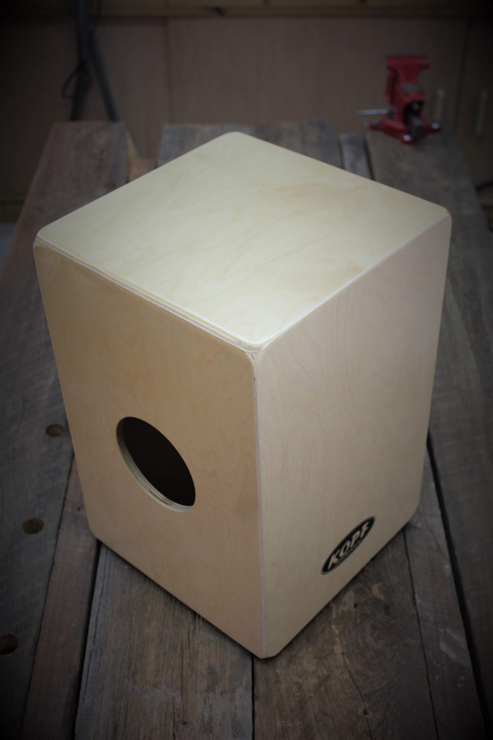 Kopf Percussion Novato Snare Cajon Box Drum With Internal Snares | Dual Birch Playing Surfaces | Birch Shell | Handcrafted in USA | 3 Year Warranty