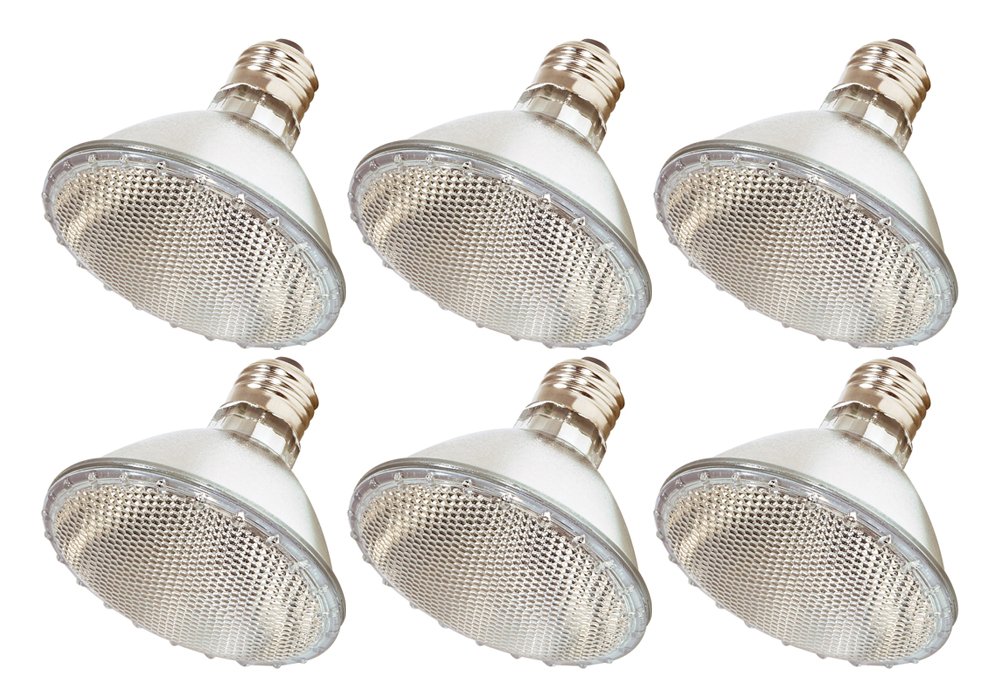 KOR 60PAR30/FL 120V - 60 Watt High Output (75W Replacement) PAR30 Flood Short Neck - 120 Volt Halogen Light Bulbs (6 PACK)