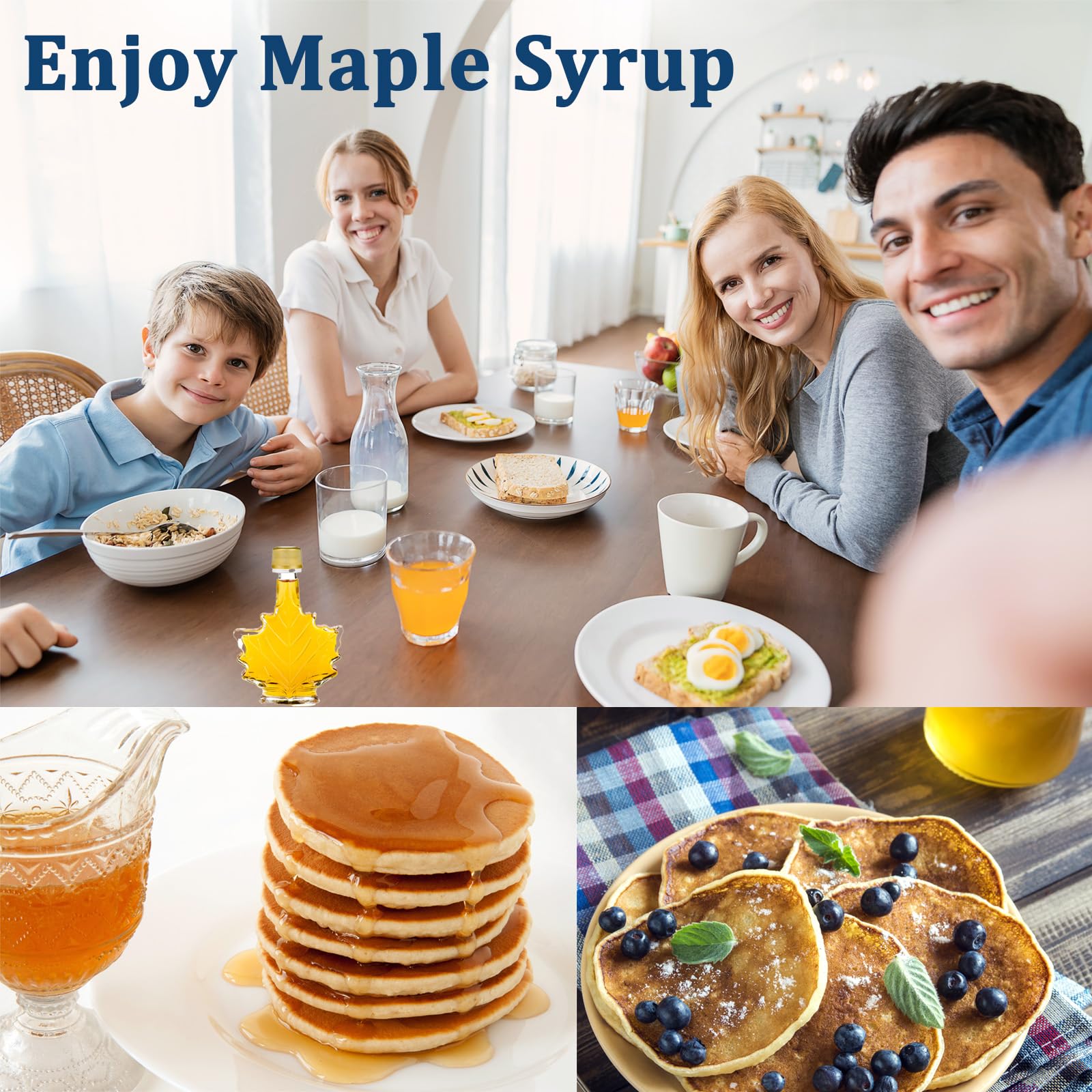 YEOSLL Maple Syrup Tapping Kit - Food-Grade Stainless Steel, PFOA-Free, Includes Maple Syrup Taps, Brush and Filters, 1-Set