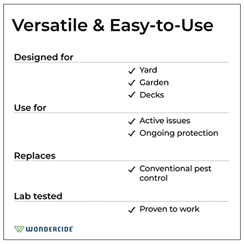 Wondercide - EcoTreat Ready-to-Use Outdoor Pest Control Spray with Natural Essential Oils - Mosquito, Ant, Insect Repellent, Treatment, and Killer - Plant-Based - Safe for Pets , Kids - 32 oz