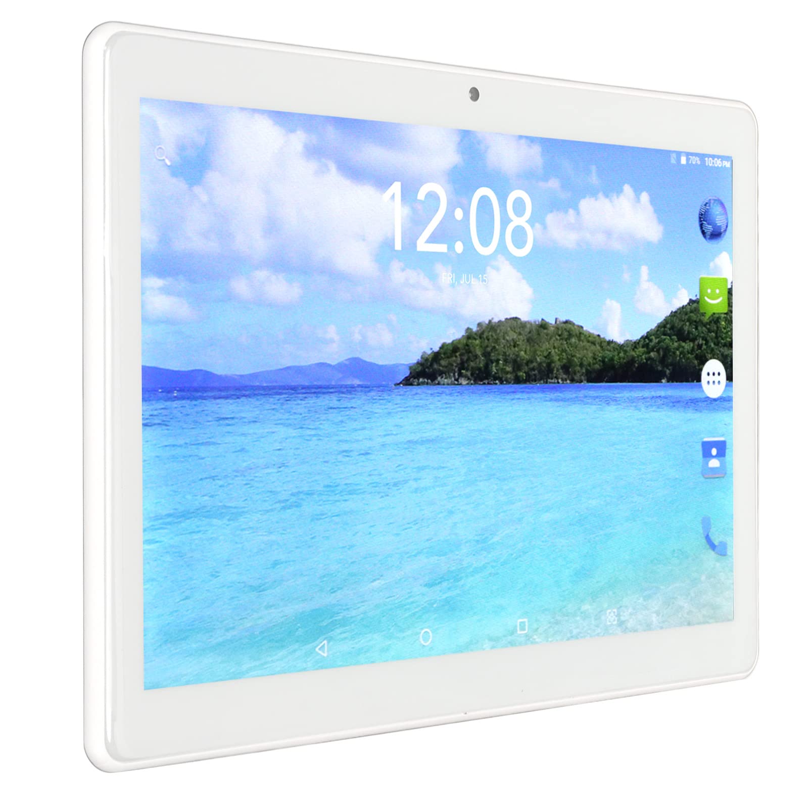 MAVIS LAVEN 10.1 Inch HD Tablet 10.1 Inch IPS Screen Multifunction 100-240V 2GB RAM 32GB ROM Dual SIM Dual Standby HD Tablet MT6753 Chip for Work (US Plug)