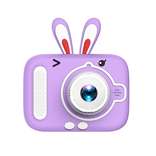 mewmewcat Digital camera1080P Mini Cartoon Digital Camera Digital Video Camera for Dual Lens 2.0 Inch IPS Screen Built-in Battery Cute Photo Frames Interesting Games with N