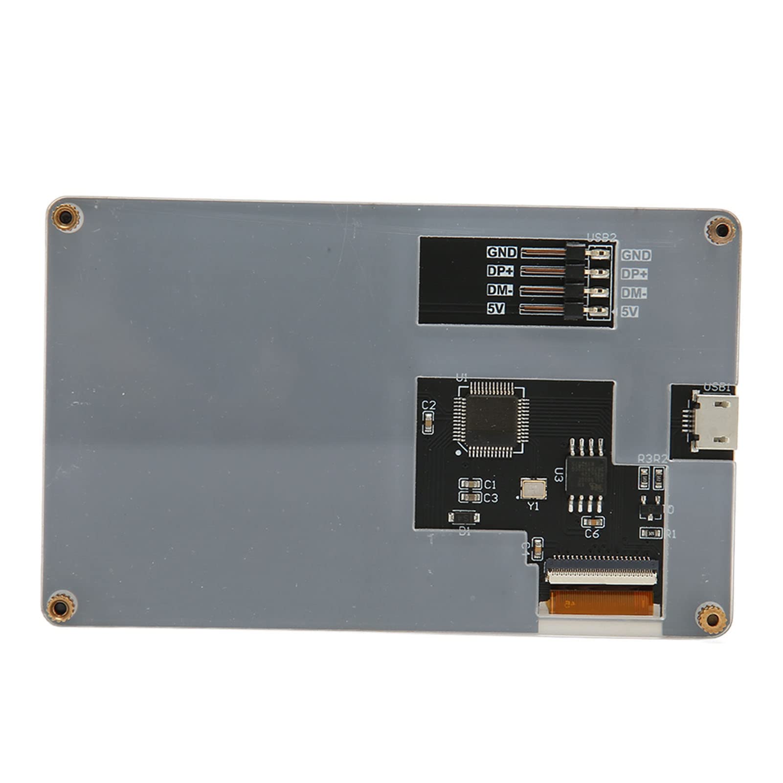 Zyyini 3.5 inch IPS USB Mini Screen, Computer Temp Monitor with Dimmable Theme Editor, PC CPU RAM HDD Data Monitor, Auto Off for GPU