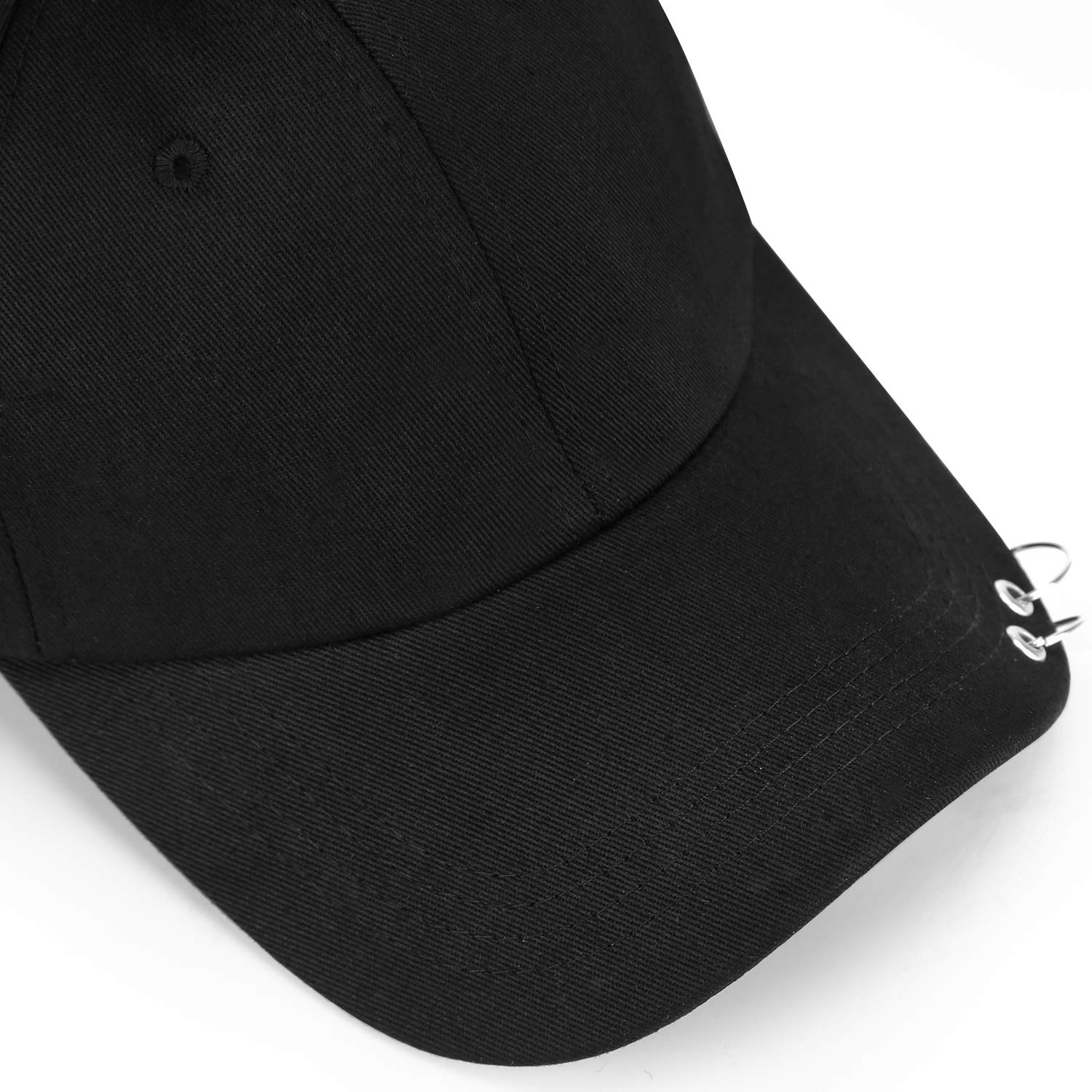 Kpop Wings Tour Jimin with Iron Rings Hats Love Yourself Snapback Baseball Cap Merchandise Black