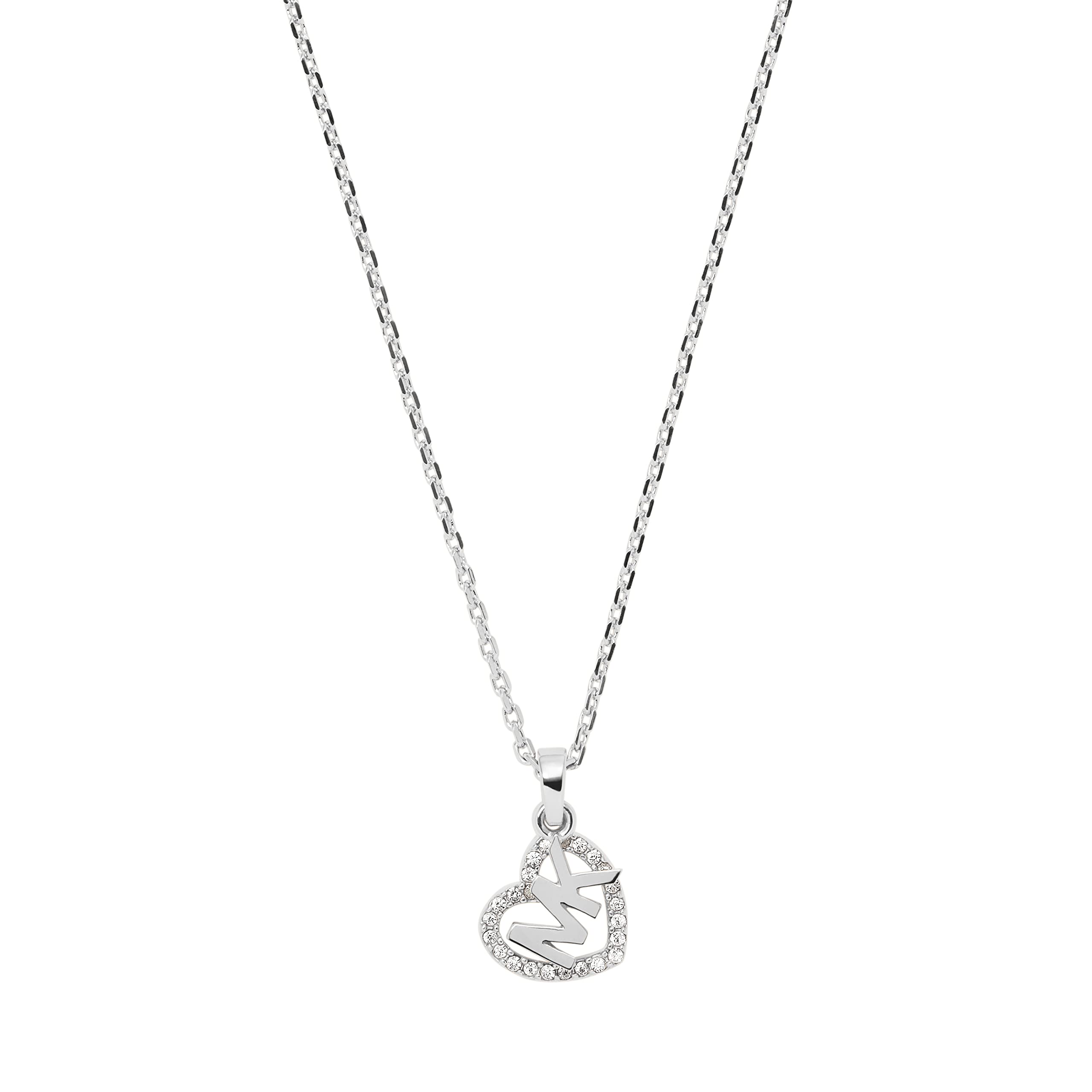 Michael Kors Women's Silver Brass Pendant Necklace (Model: MKJ7777040)
